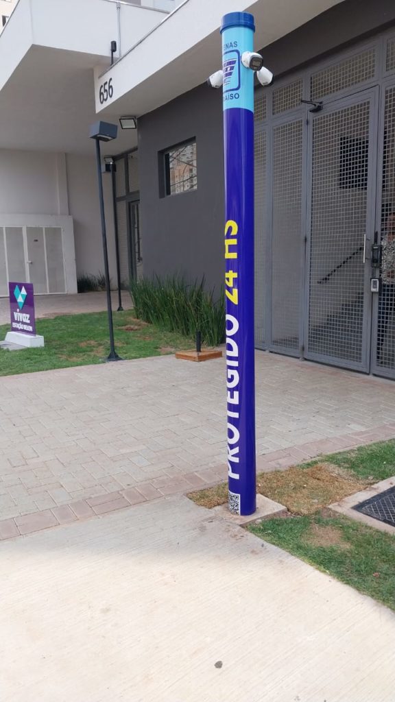 Totem de segurança - Antenas Paraíso